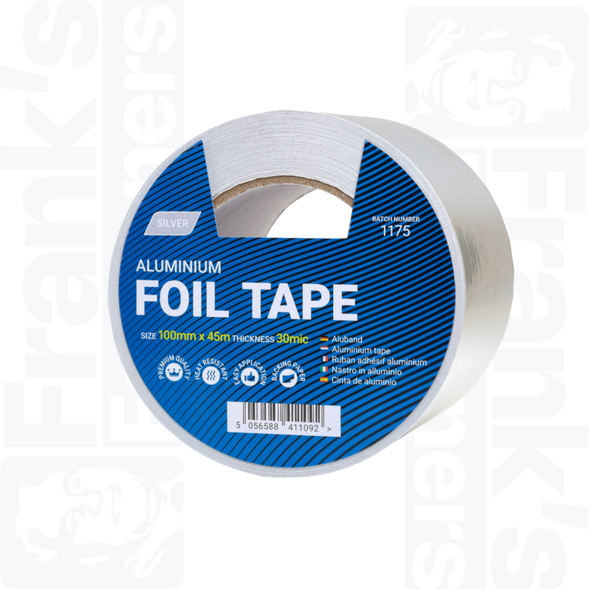100mm x 45m Aluminium Foil Tape – Frank's Fasteners