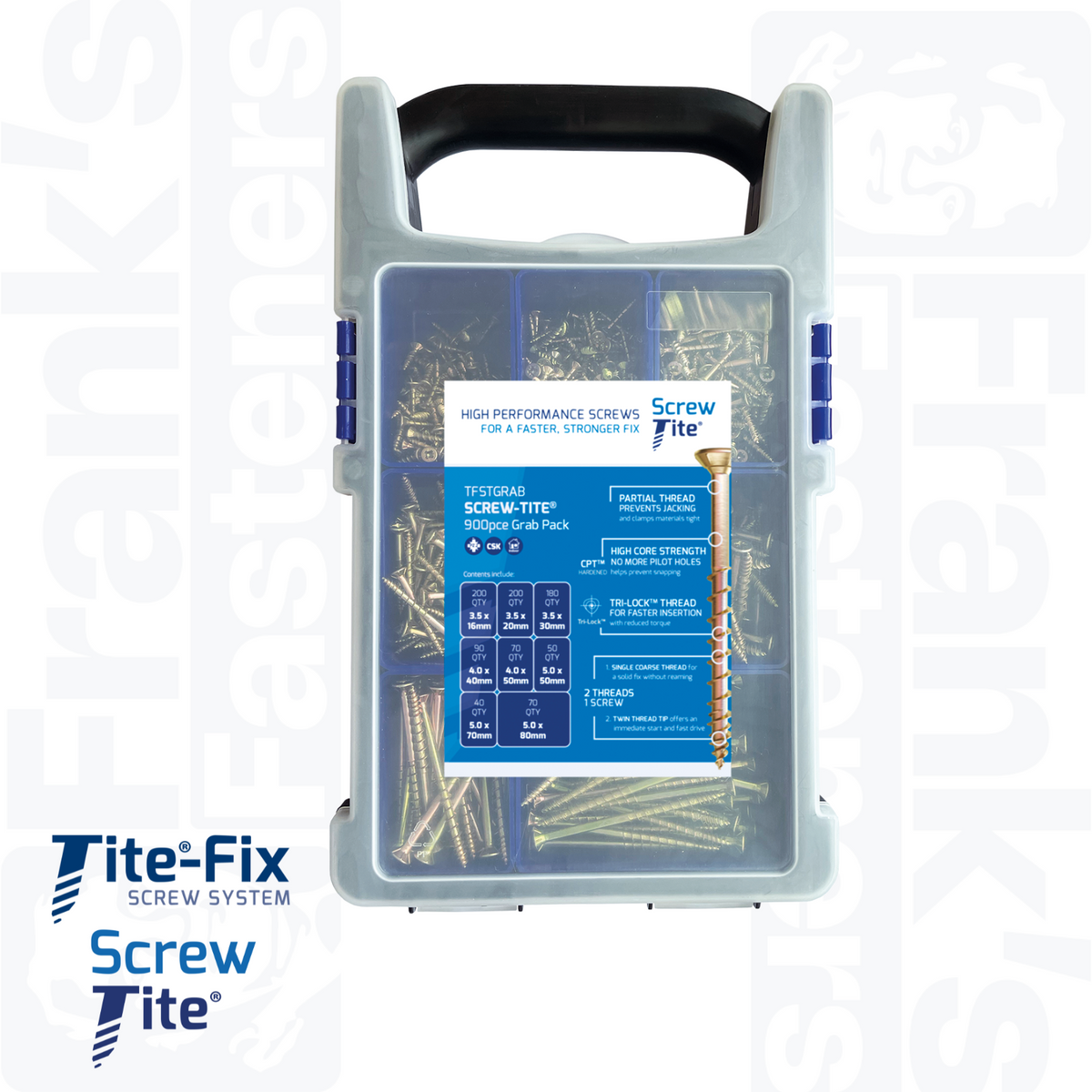 SCREW-TITE® Grab Pack (Box of 900) – Frank's Fasteners