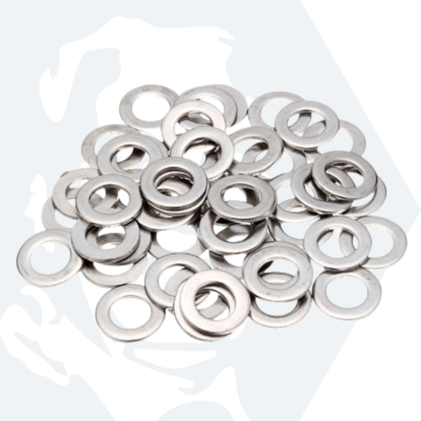 M7 Form A Flat Washers (DIN 125) - Stainless Steel (A4)