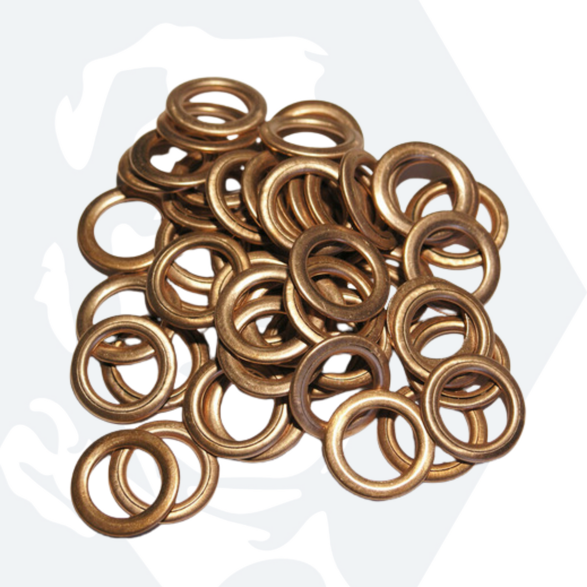 M6 x 10mm x 1.5mm Compression Washer - Copper – Frank's Fasteners