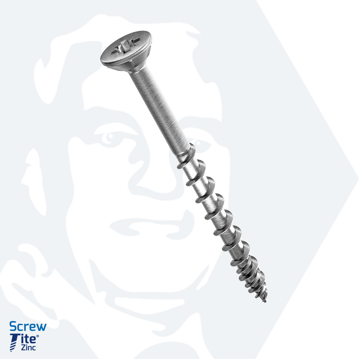 SCREW-TITE® ZINC 4 x 65mm Pz Countersunk Screw (Box of 100) – Frank's ...