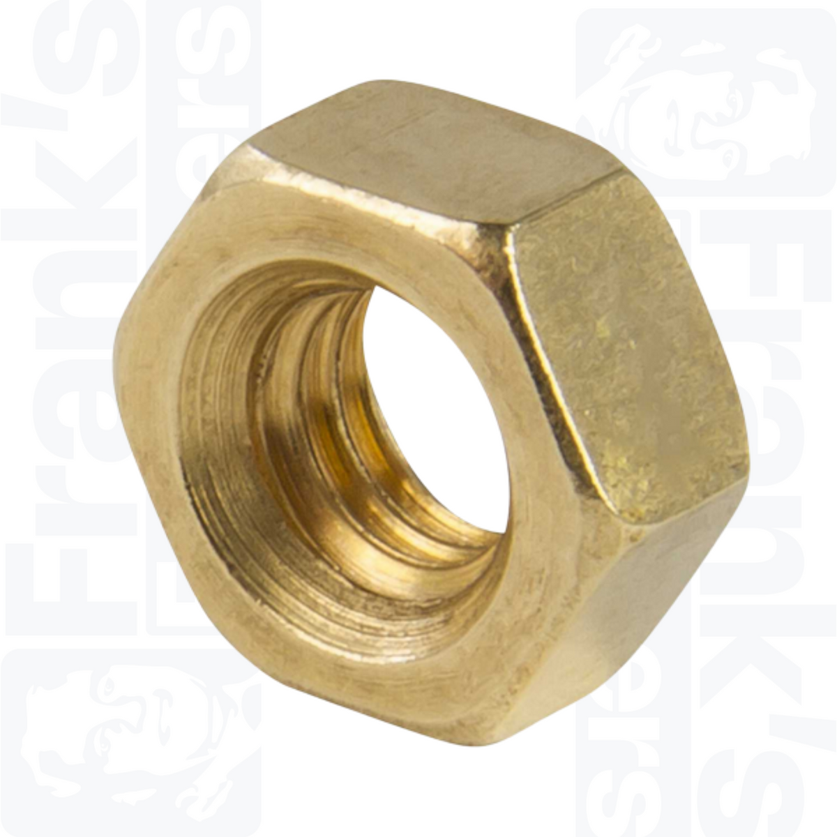 M3 Hexagon Nuts DIN 934, Brass – Frank's Fasteners