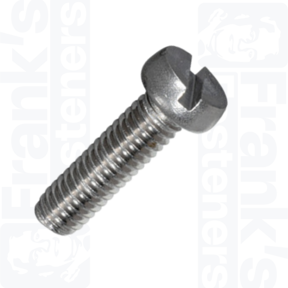 M6 x 40mm Slotted Cheese Head Screws (DIN 84) - Stainless Steel (A2 ...