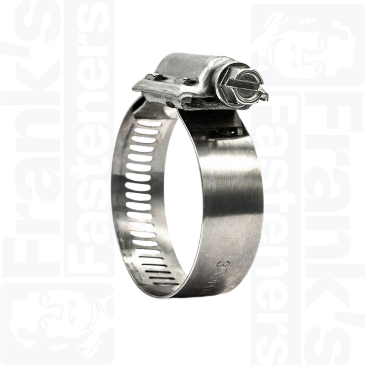 25mm-40mm Hose Clamp Worm Gear Drive (DIN 3017) - Stainless Steel (A2 ...